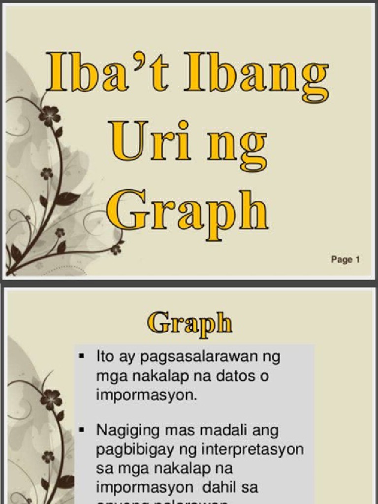 Filipino Report Bar Graph | PDF