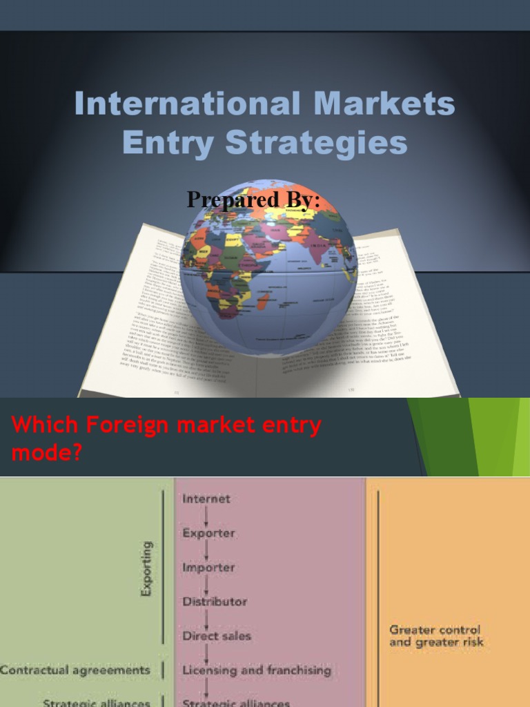 International Markets Entry Strategies: Prepared by | PDF
