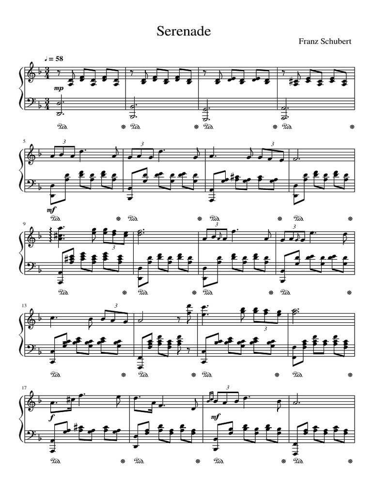 Schubert - Serenade | PDF