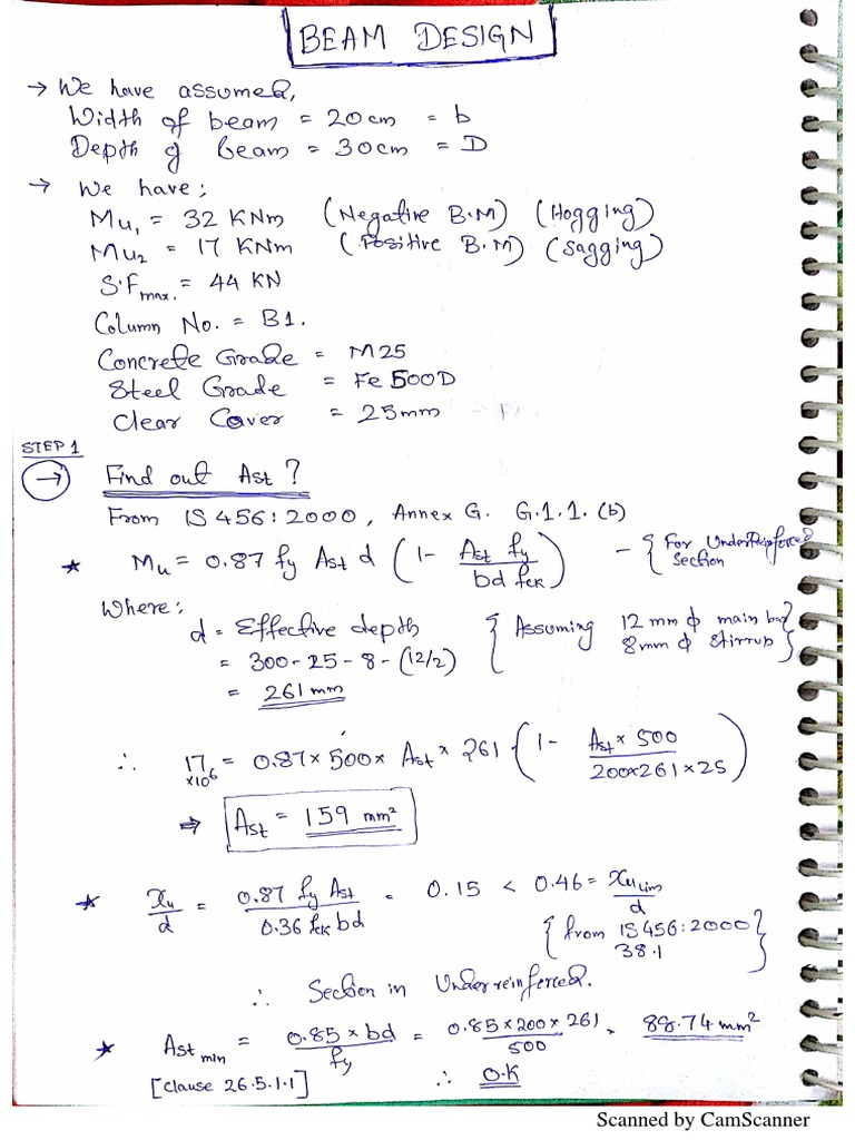 Design of Beam | PDF