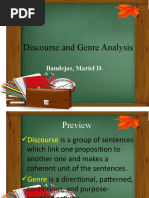 Discourse Competence | PDF | Linguistics | Communication