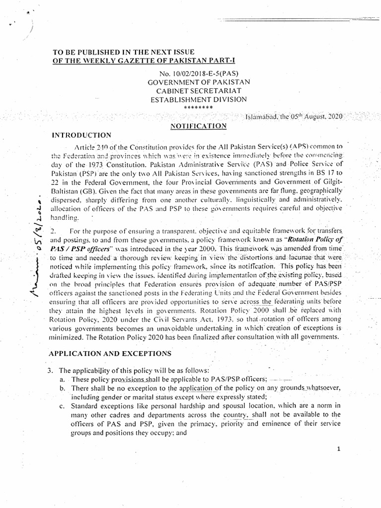 Rotation Policy (Updated 5-8-2020) PDF | PDF | Social Institutions ...