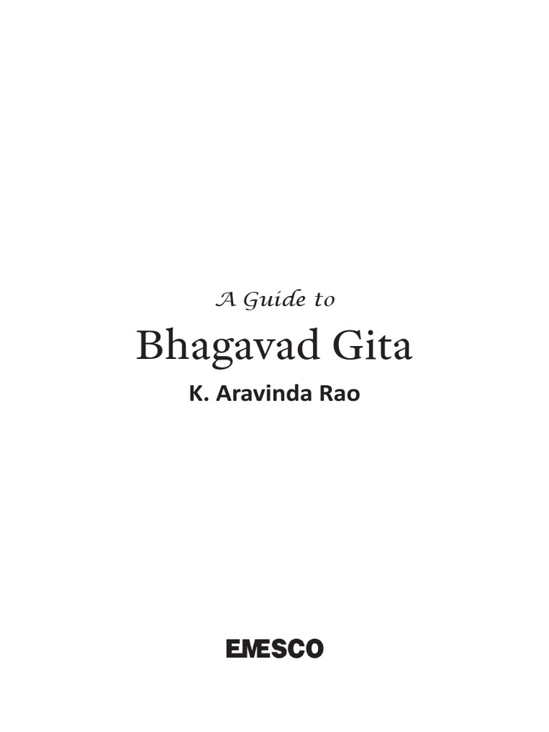 A Guide to the Bhagavad Gita | PDF | Bhagavad Gita | Ātman (Hinduism)