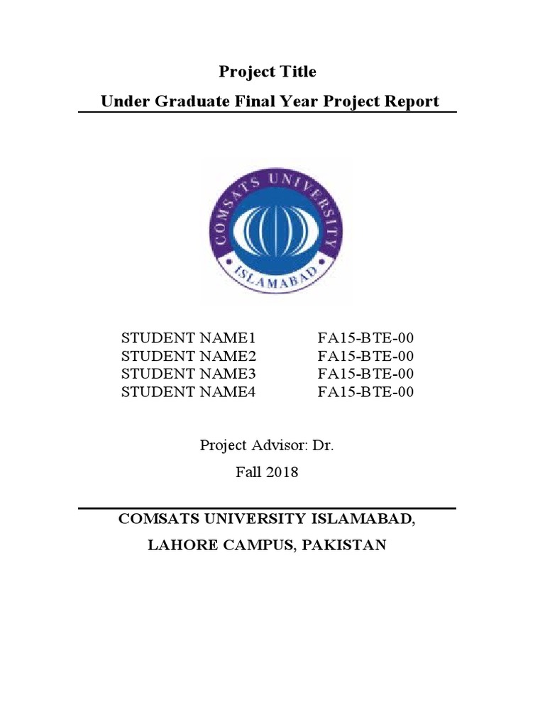 Template-FYP Project Report - 13122018 | PDF | Graphical User ...