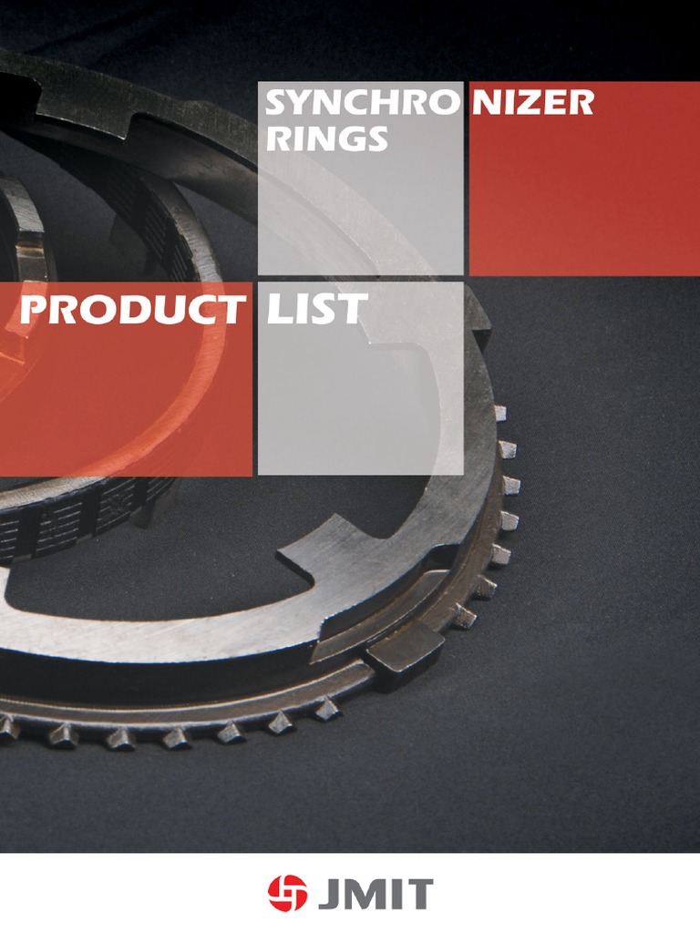 1.JM Synchronizer Ring | PDF | Motor Vehicle | Car