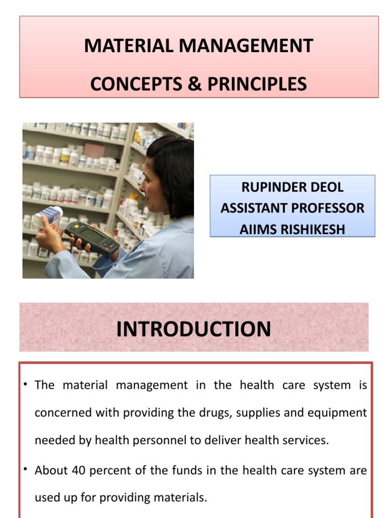 Essentials of Material Management in Healthcare | PDF | Value ...