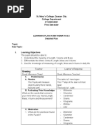 A Detailed Lesson Plan in Mathematics 7 | PDF | Length | Measurement