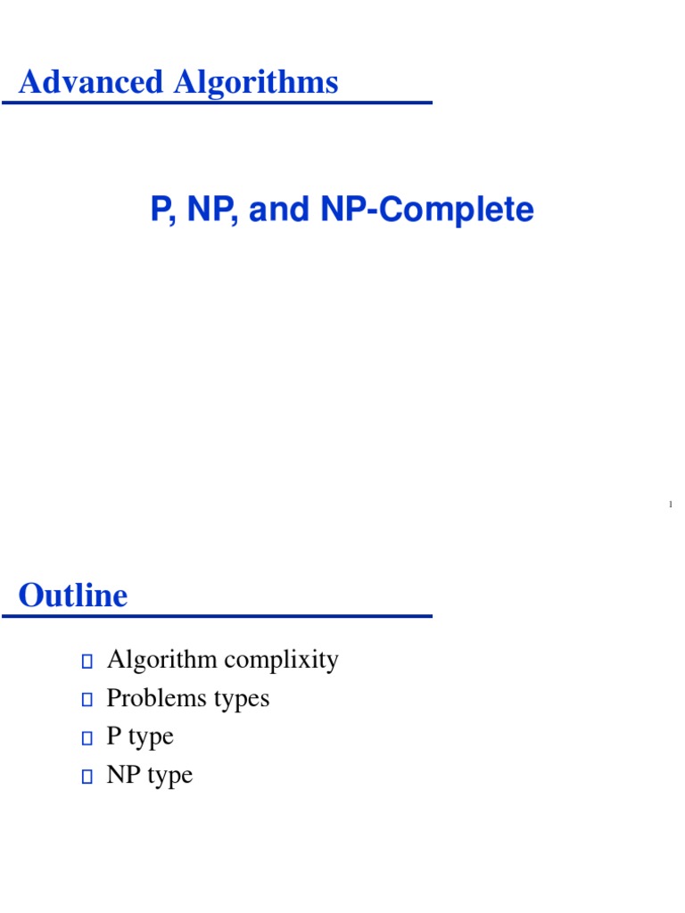 NP Complete | PDF | Time Complexity | Computational Complexity Theory NP Complete | PDF | Time Complexity | Computational Complexity Theory