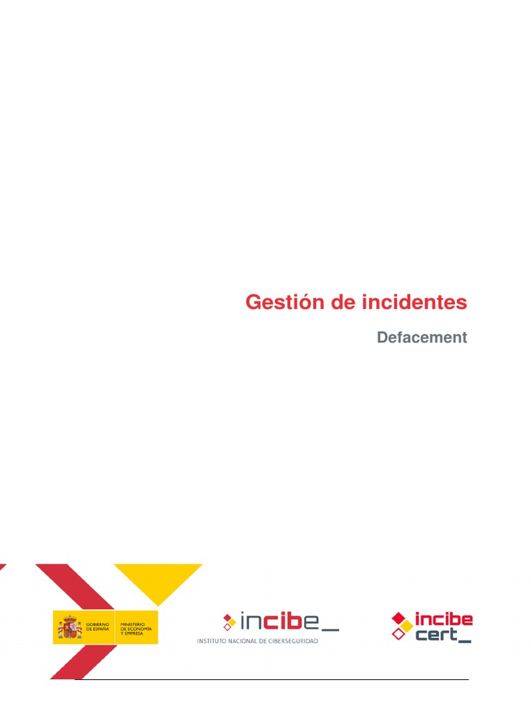 Incibe-Cert Guia Gestion Incidentes Defacement | PDF | La seguridad ...