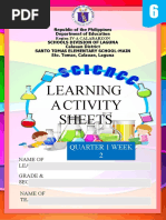 Activity Sheets For Homogeneous and Heterogenous Mixture | PDF ...
