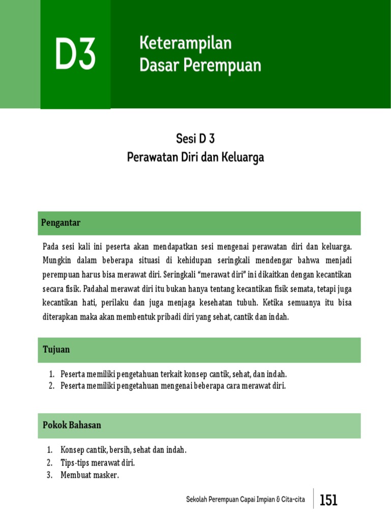 Sekoper Cinta Modul Dasar D3 | PDF | Pengembangan Diri