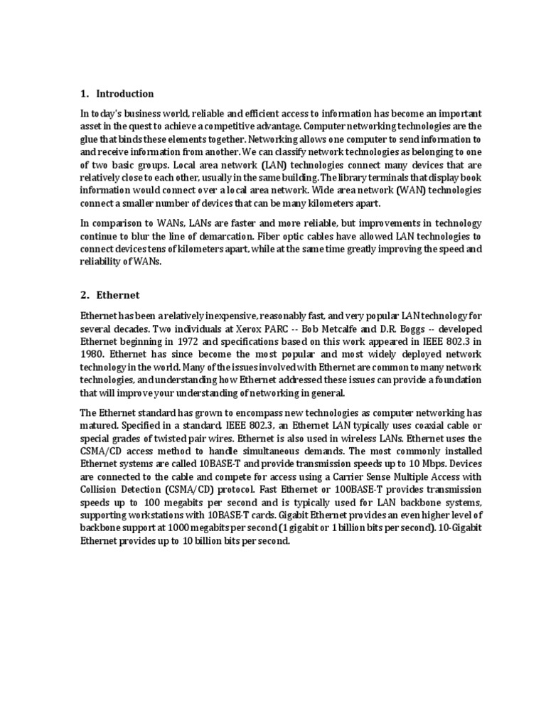 Carrier and Traditional Ethernet | PDF | Ethernet | Computer Network