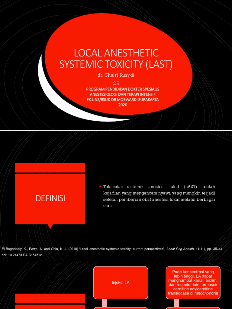 Local Anesthetic Systemic Toxicity (Last) CR PDF | PDF