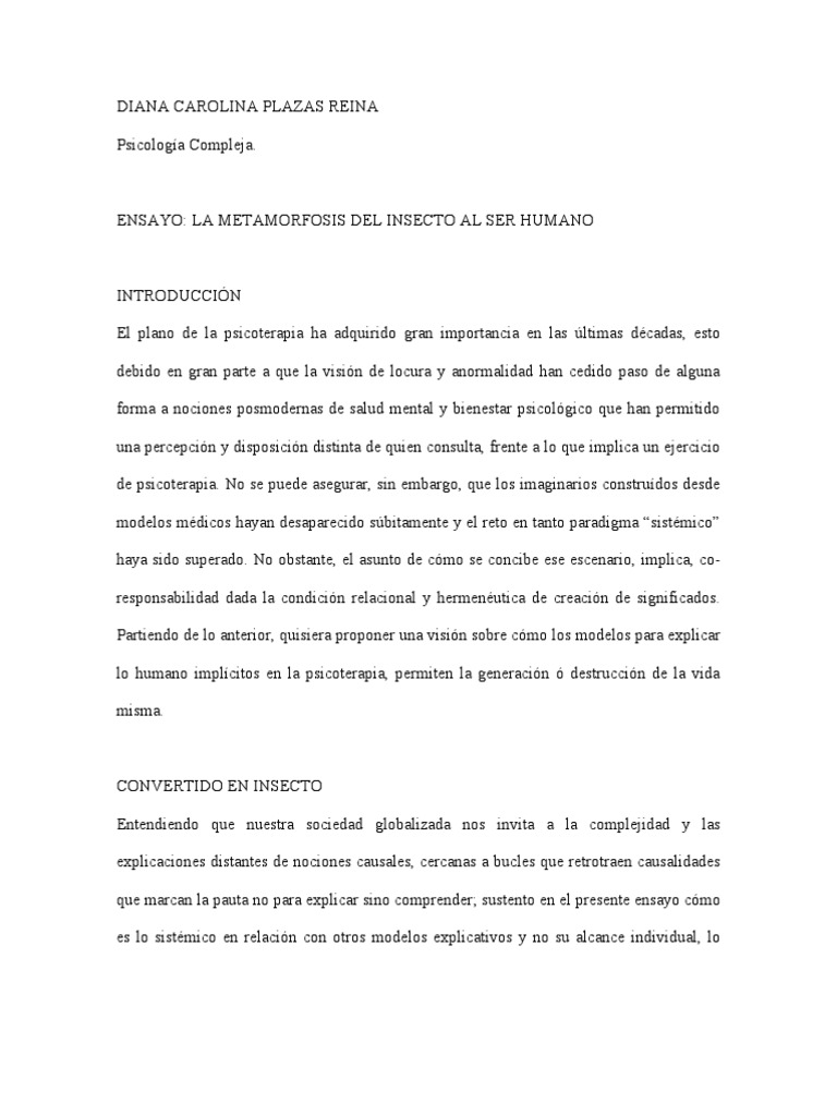 Ensayo I Modelos Explicativos. | PDF | Psicoterapia | Paradigma