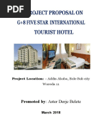 Project Proposal For 5 Star Hotel | PDF | Tourism | Internal Rate Of Return