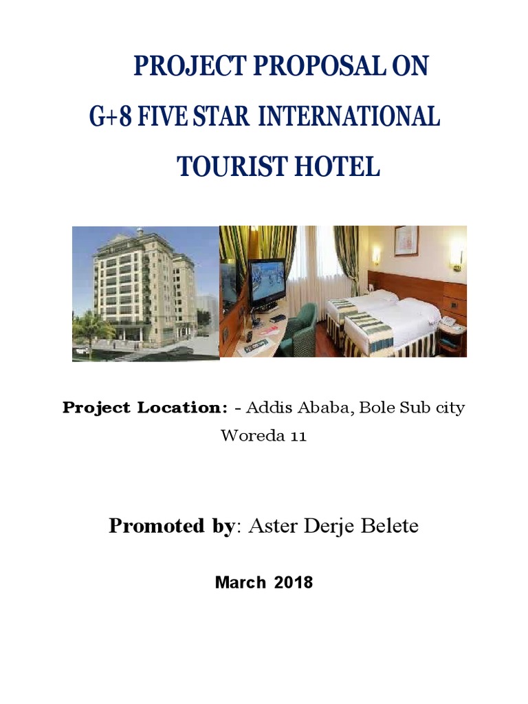 Project Proposal On G+8 Five Star International Tourist Hotel | PDF ...