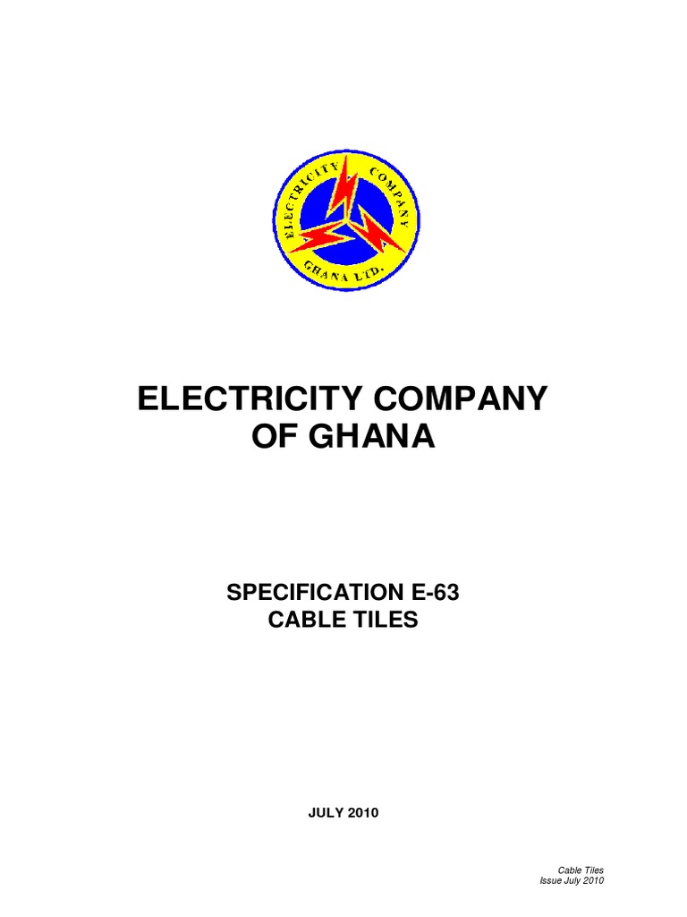 E63 Cable Tiles | PDF | International Electrotechnical Commission ...
