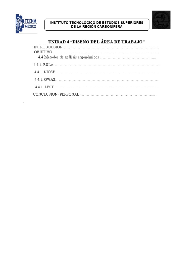 Trabajo Final. Ergonomia U4 | PDF | Factores humanos y ergonomía | Diseño