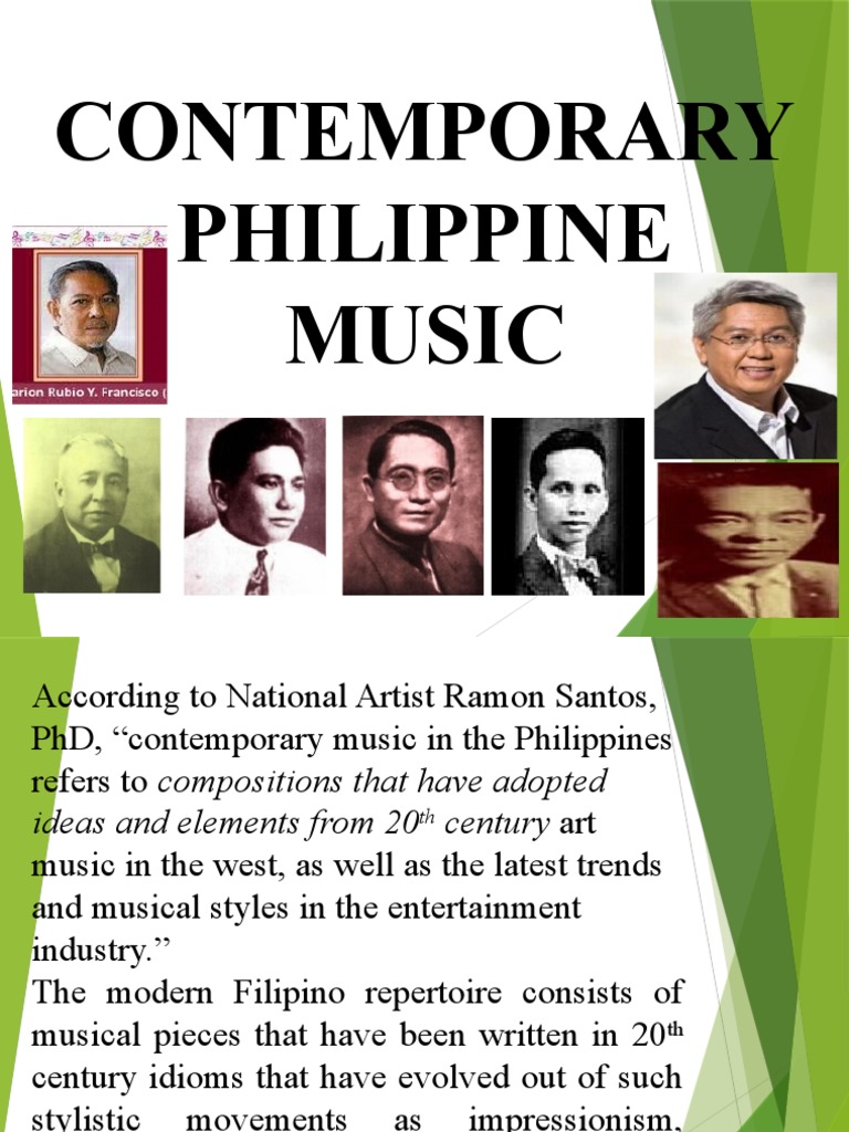 Contemporary Philippine Music | PDF | Composers | Performing Arts