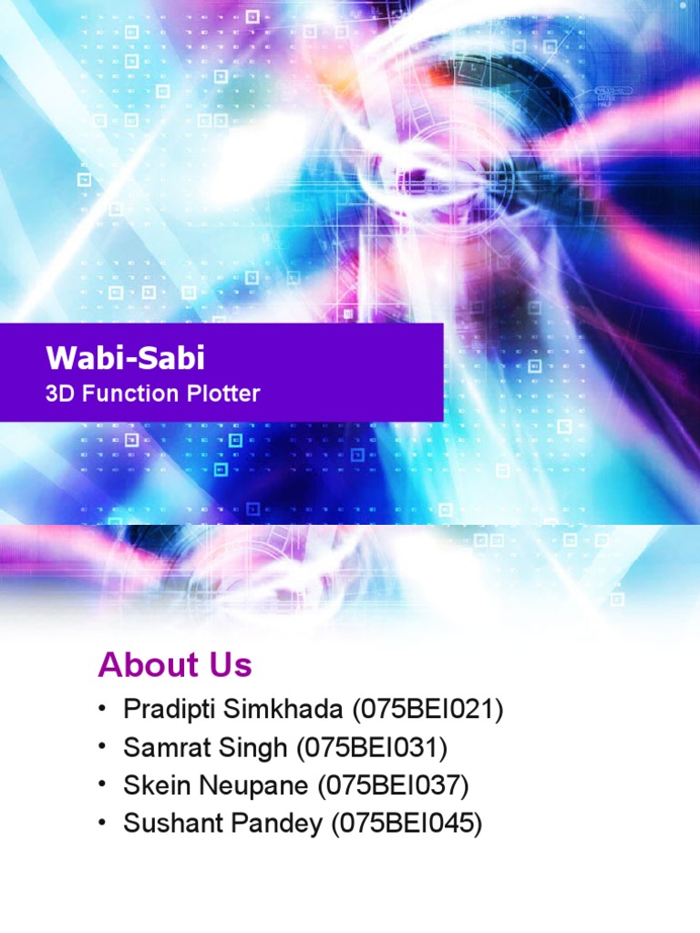 Wabi-Sabi: 3D Function Plotter | PDF