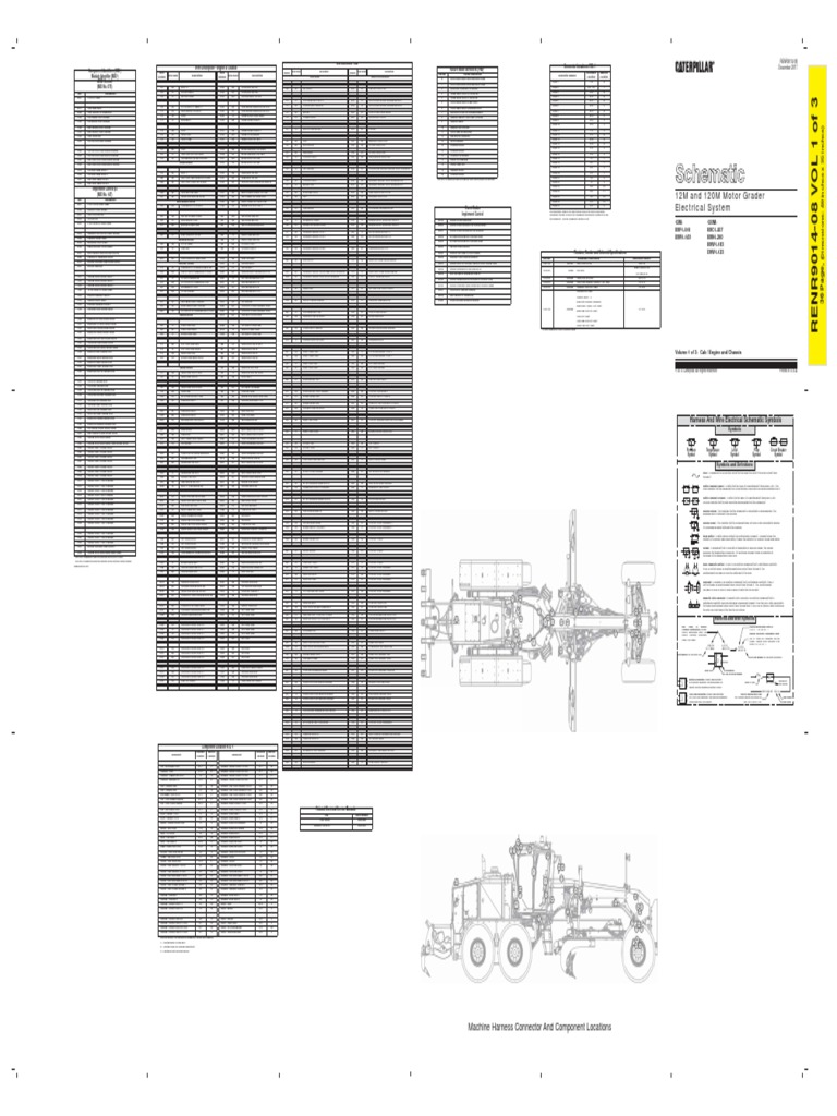 12M and 120M Motor Grader Electrical System | PDF | Switch ...