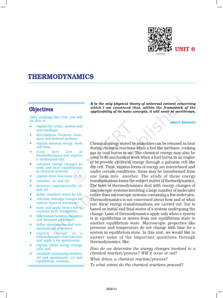 Kech106 PDF | Download Free PDF | Heat | Thermodynamics