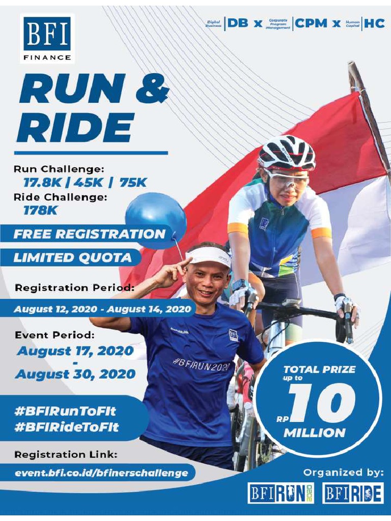 Syarat Ketentuan BFI Run Ride Challenge | PDF
