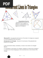 Chapter 5 Outline | PDF | Triangle | Perpendicular