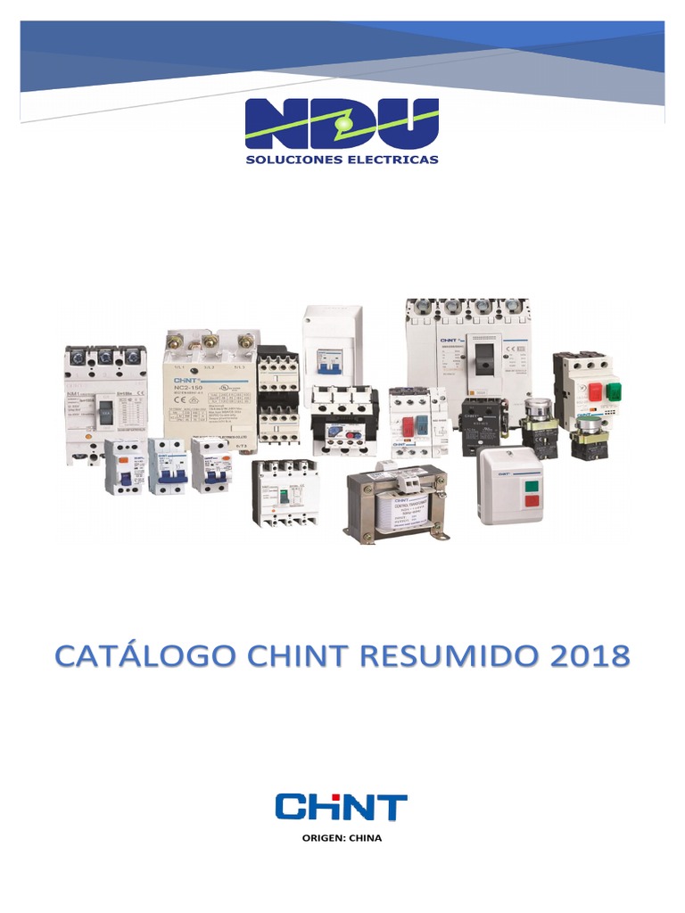 Catálogo Chint | PDF | Components | Rules