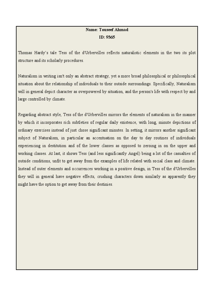 Name: Touseef Ahmad ID: 9365 | PDF