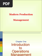 Module 1 - Introduction Into Operations Management | PDF | Operations Management | Strategic ...