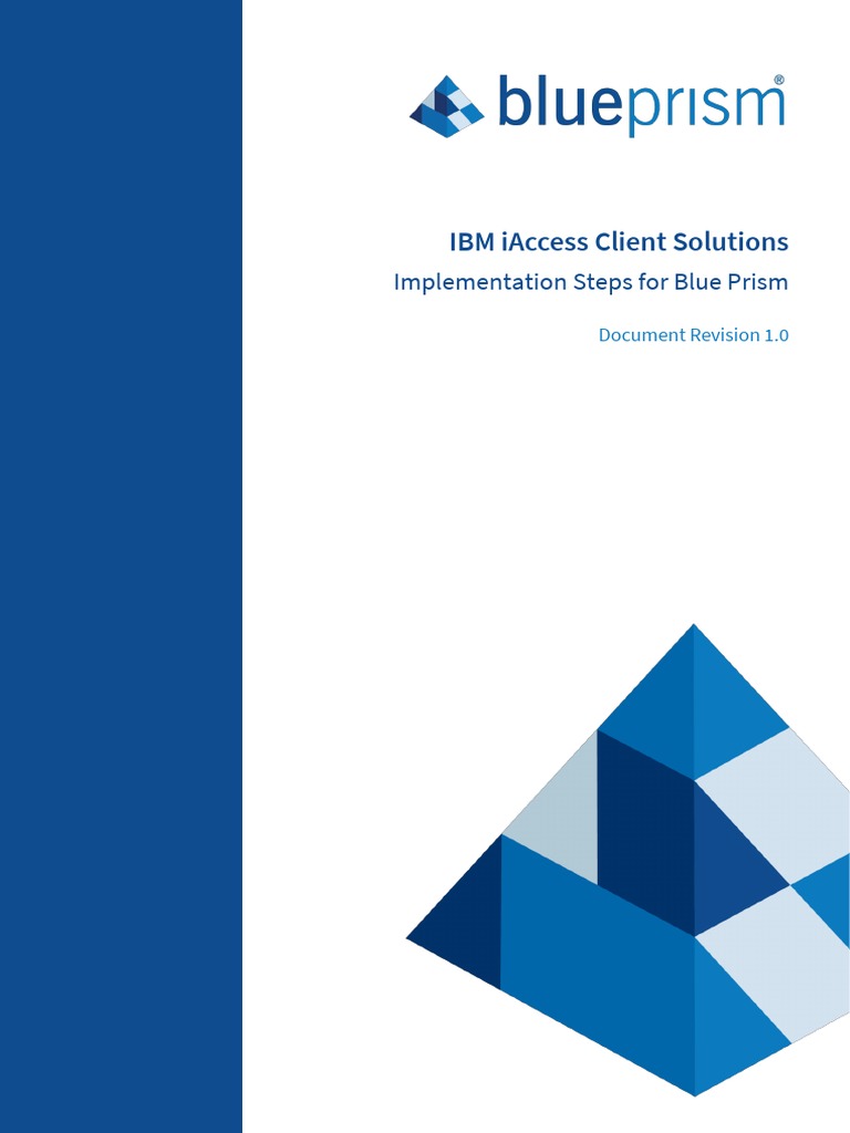 IBM Iaccess Client Solutions Implementation Steps For Blue Prism Guide ...