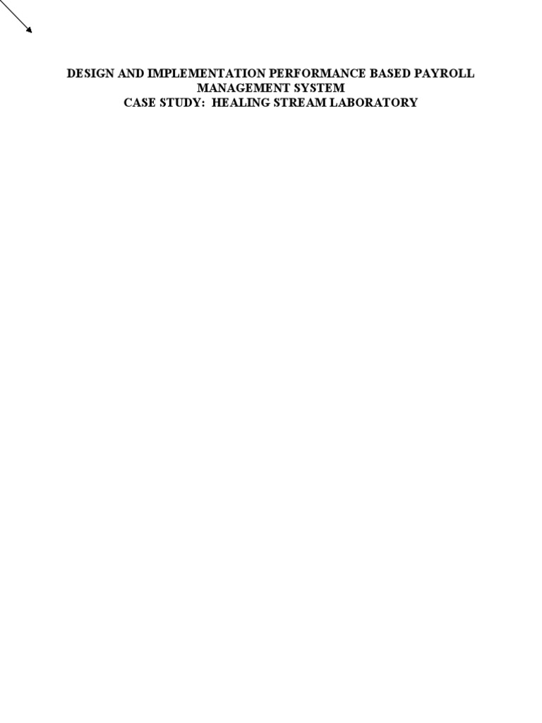 Design and Implementation Performance Based Payroll Management System ...
