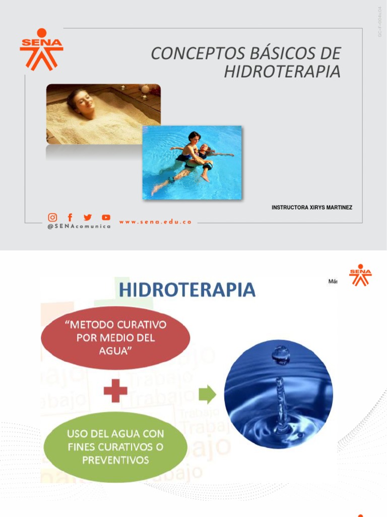 Conceptos Básicos de Hidroterapia | PDF | Spa | Terapia