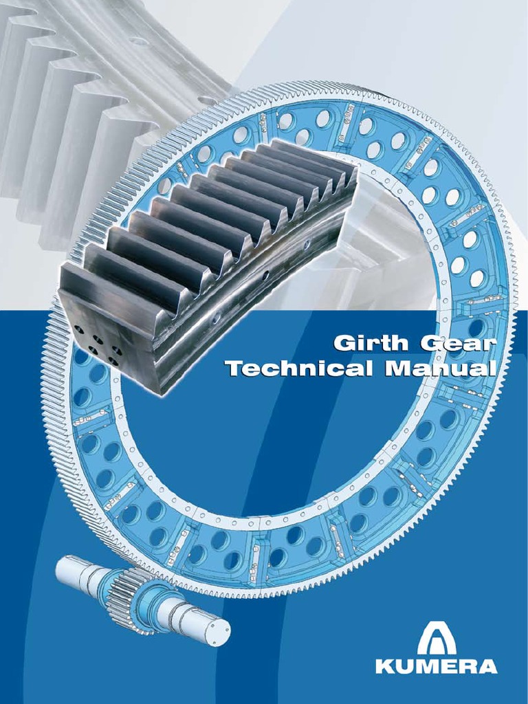 Kumera Girth Gear Technical Manual | PDF | Gear | Strength Of Materials