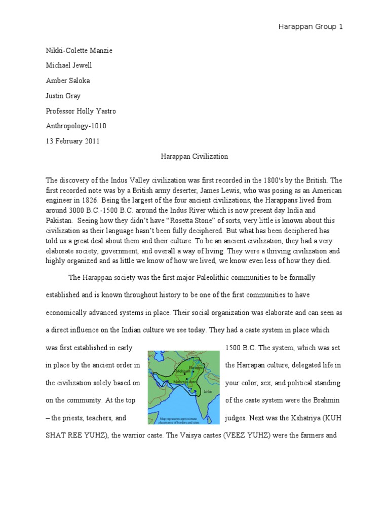 Harappan Civilization | PDF | Sculpture