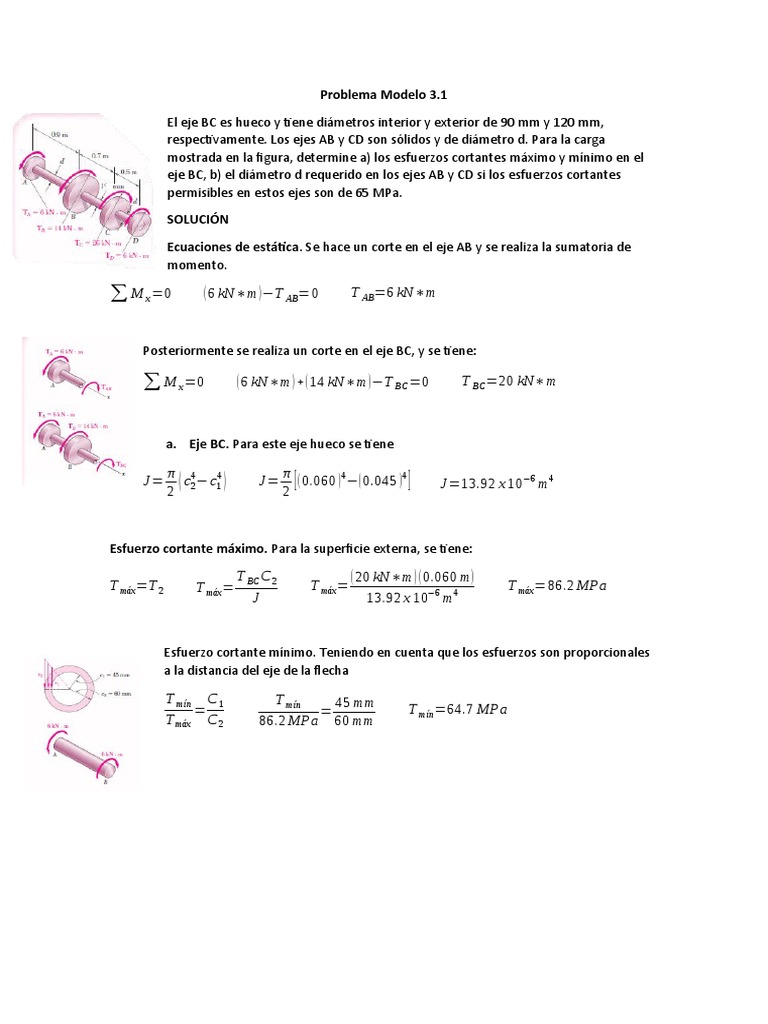 Torsión | PDF | Ingeniería mecánica | Mecánica
