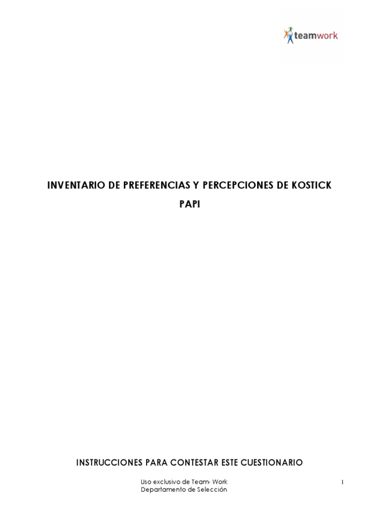 Cuadernillo KOSTICK | PDF