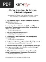 Tanner's Clinical Judgment Model Explained | PDF | Nursing | Pain