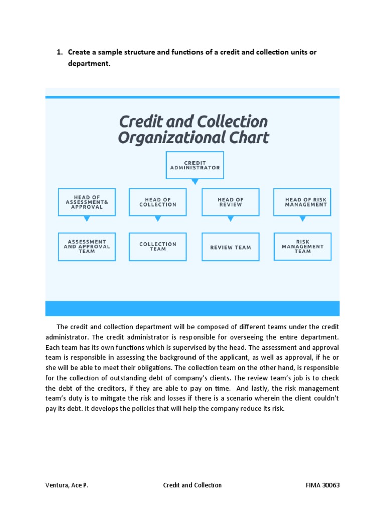 Credit and Collection Org. Chart | PDF