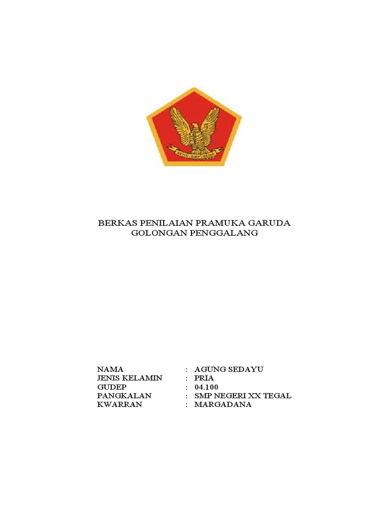 Cover Pramuka Garuda | PDF