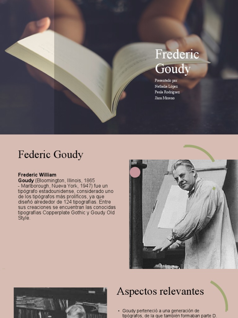 Frederic Goudy 1 | PDF | Tipografía | Diseño gráfico