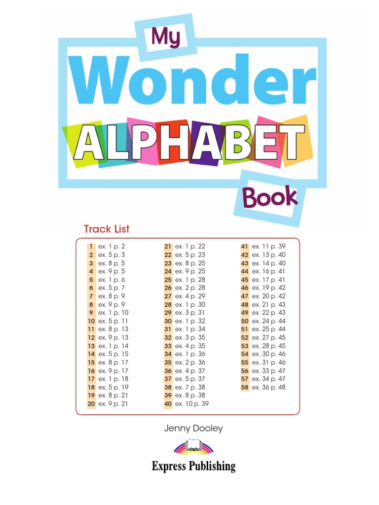 My Wonder Alphabet Book Tracklist | PDF