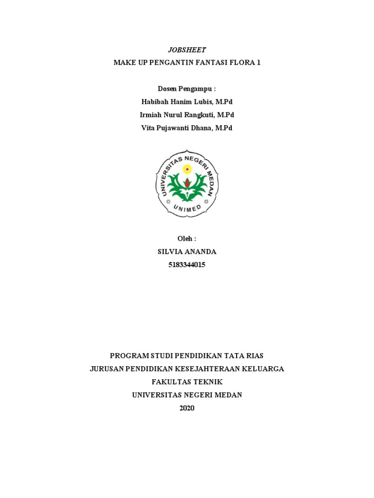 Jobsheet Rias Fantasi Flora 1 | PDF