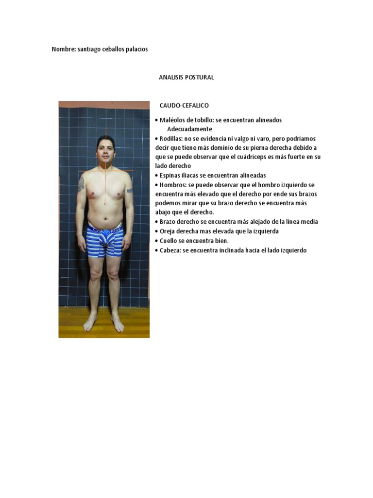 Analisis Postural PDF | PDF