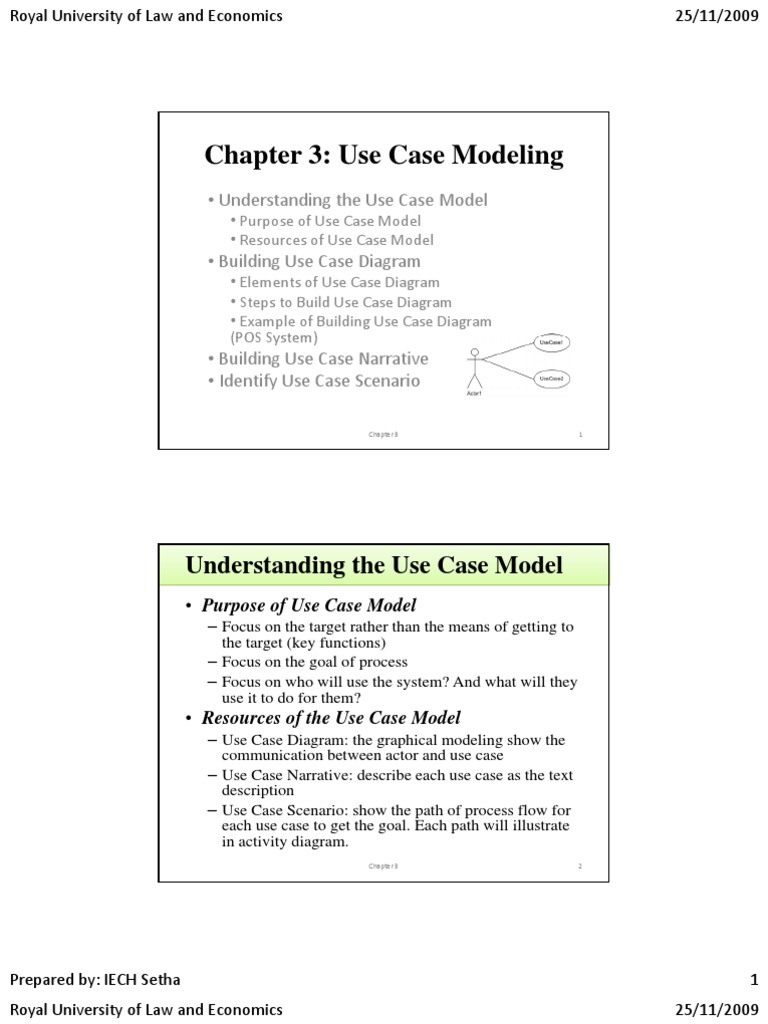 Chapter 3: Use Case Modeling | PDF | Use Case | Point Of Sale