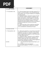 Sample Dar Charting | PDF | Pain | Medical Specialties