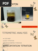 Argentometric Titrations-1 | PDF | Titration | Chemistry