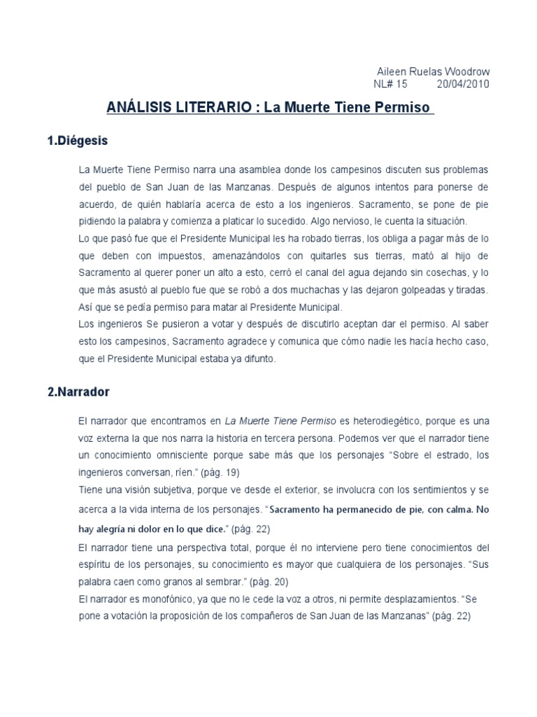 -ANALISIS-LITERARIO-DE-LA-MUERTE-TIENE-PERMISO-DE-EDMUNDO-VALADES
