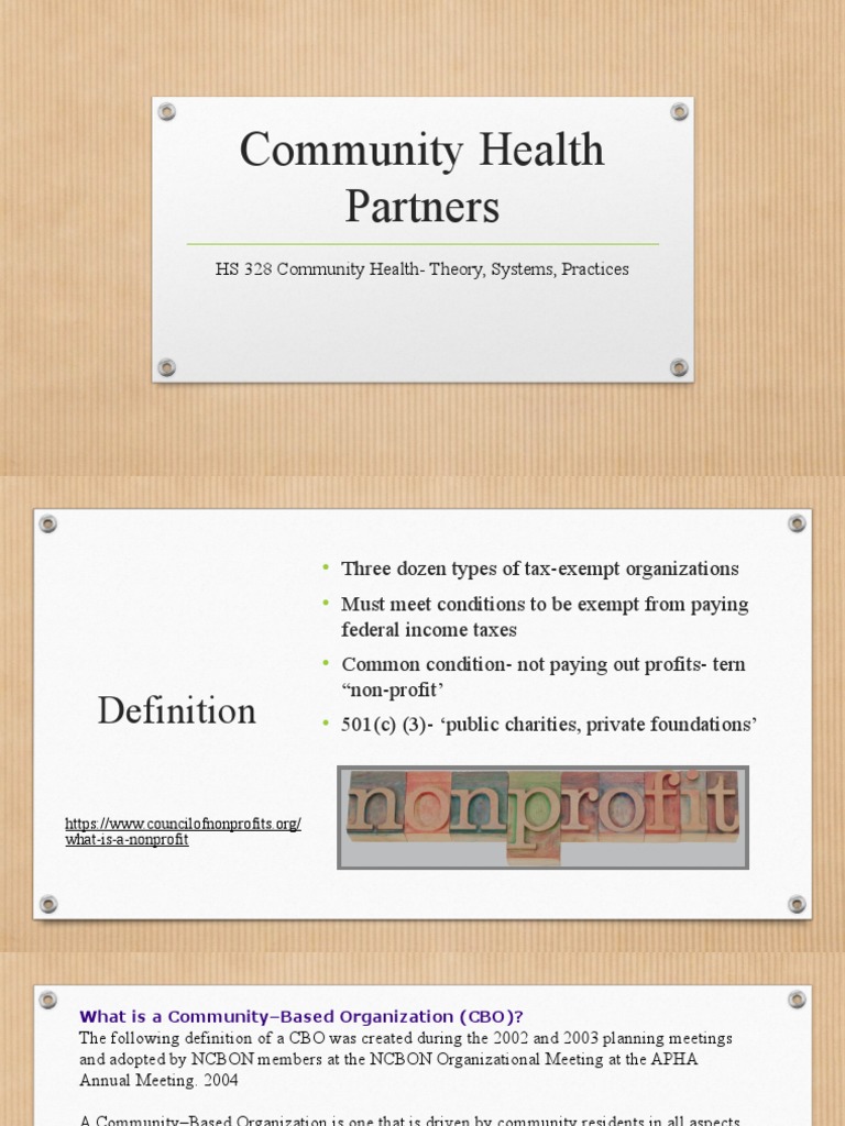 Nonprofit Community Engagement | PDF | Charitable Organization ...